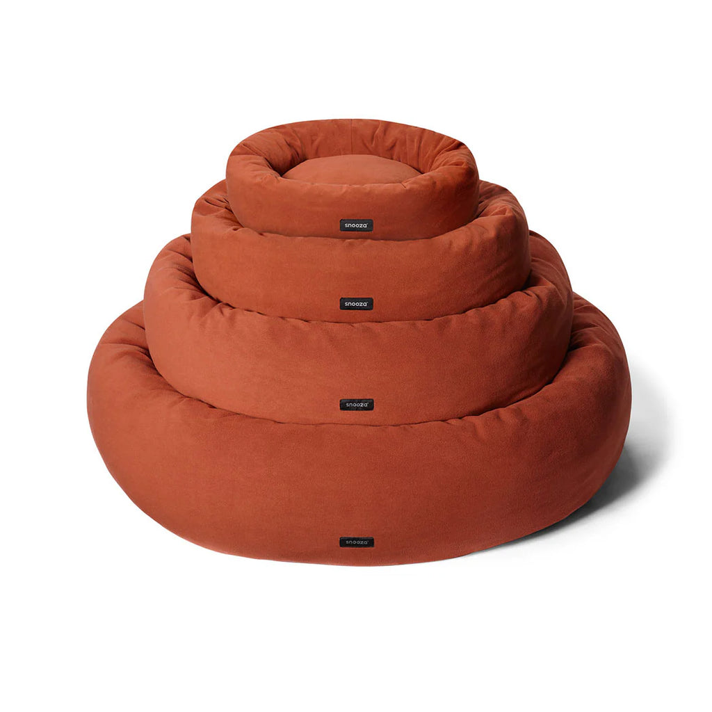 Self-Warming Polar Fleece Cuddler in Rust