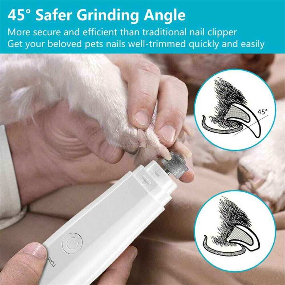 Electric Dog Cat Pet Claw Nail Trimmer Grinder | House Of Pets Delight ...