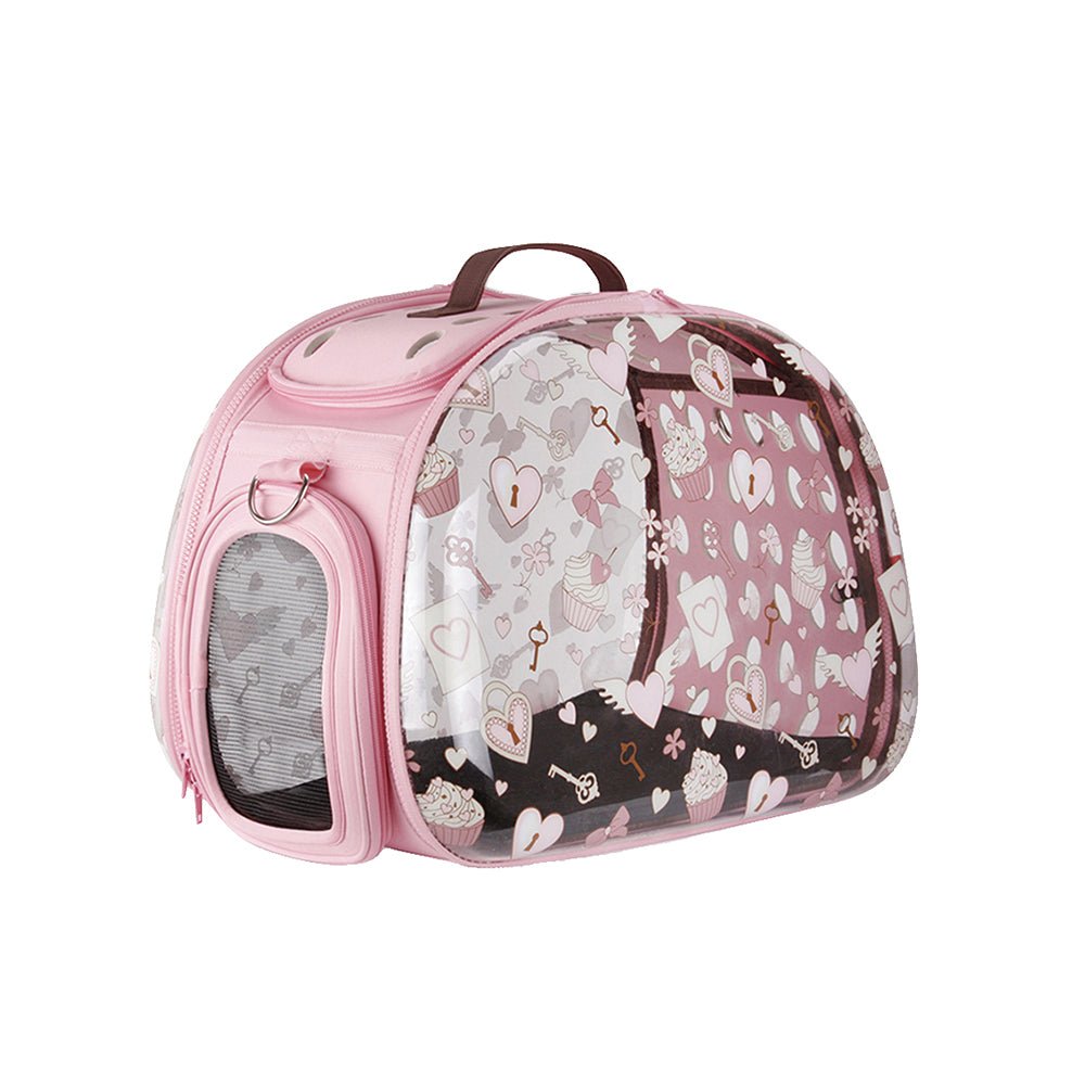 Valentine Transparent Hardcase Carrier | House Of Pets Delight (HOPD)